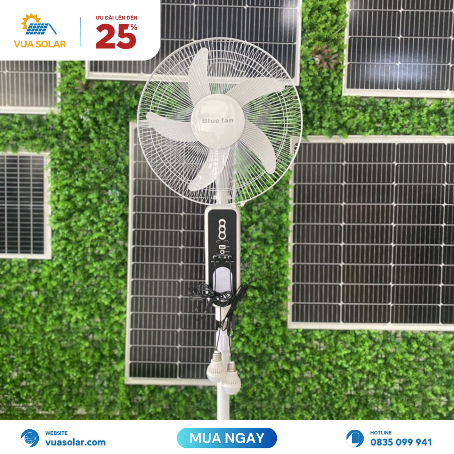 Quạt Blue Carbon - Vua Solar